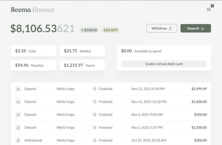 Beema Finance – TerraSpaces